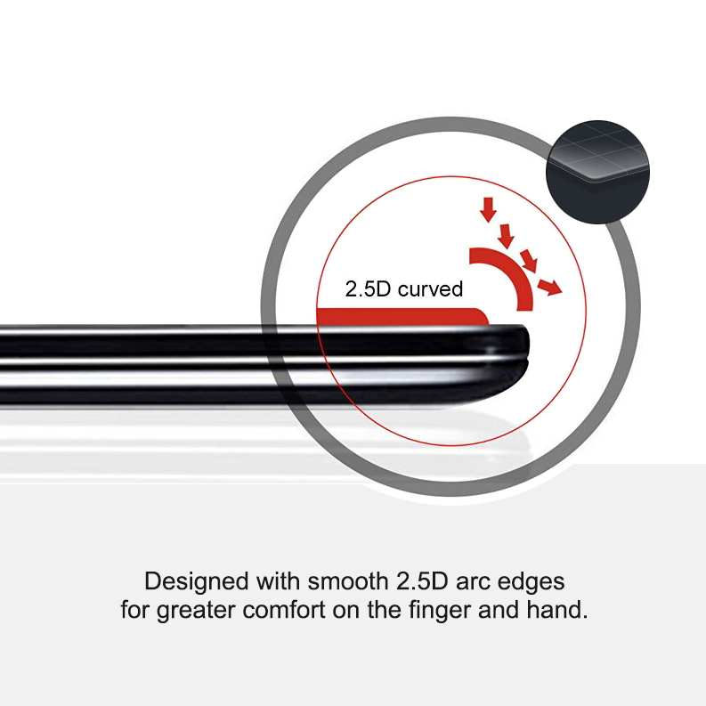 Full Tempered Glass Screen Protector for Nokia 9 PureView (Black)